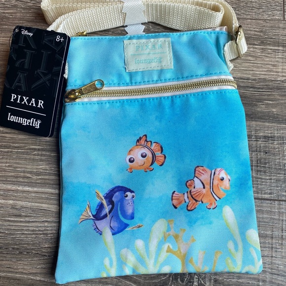 Disney | Bags | Disney Pixar Finding Nemodory In Loungefly Crossbody ...